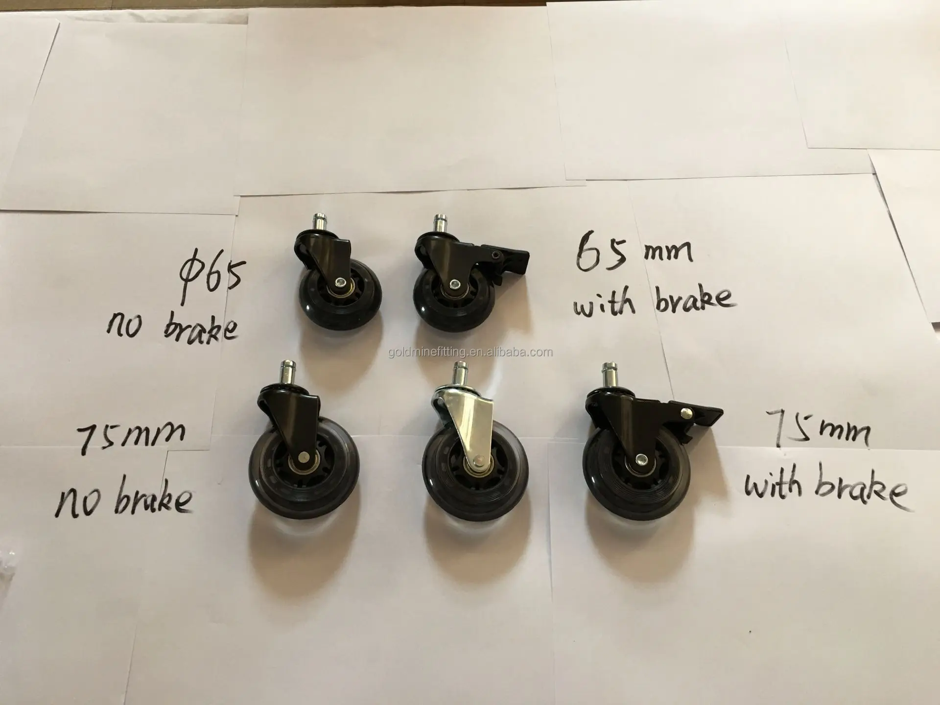 Roller Blade With Breaks Office Chair Good Quality Pu Caster Soft ...