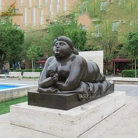 Famous Outdoor Garden Decoration Fernando Botero Statue Metal Life Size ...