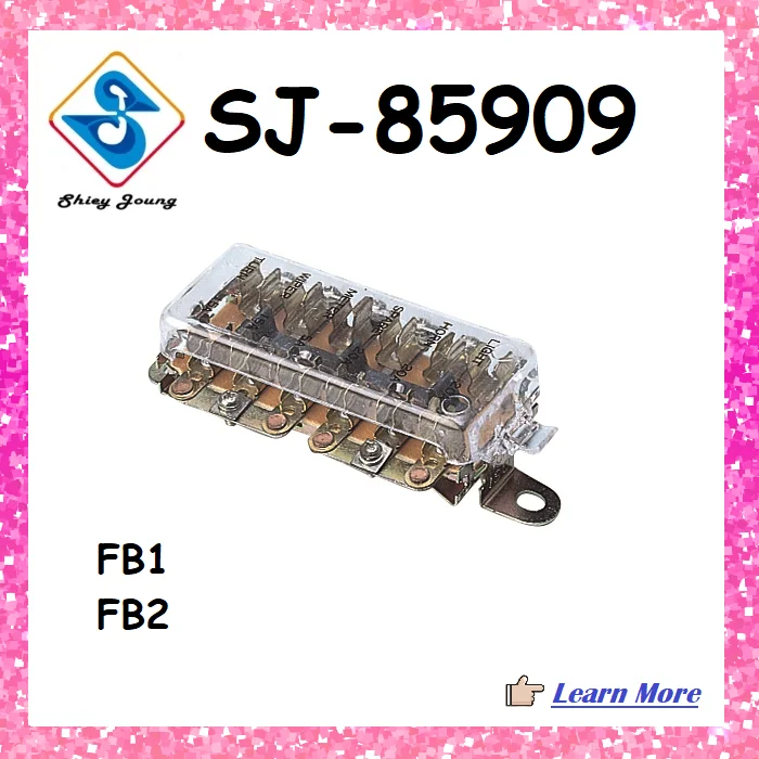 Auto 6P Universal Junction Automotive Fuse Block Box