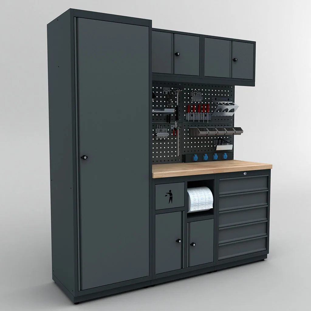 Modular Tool Cabinet System for Mechanic Garages - Bodur