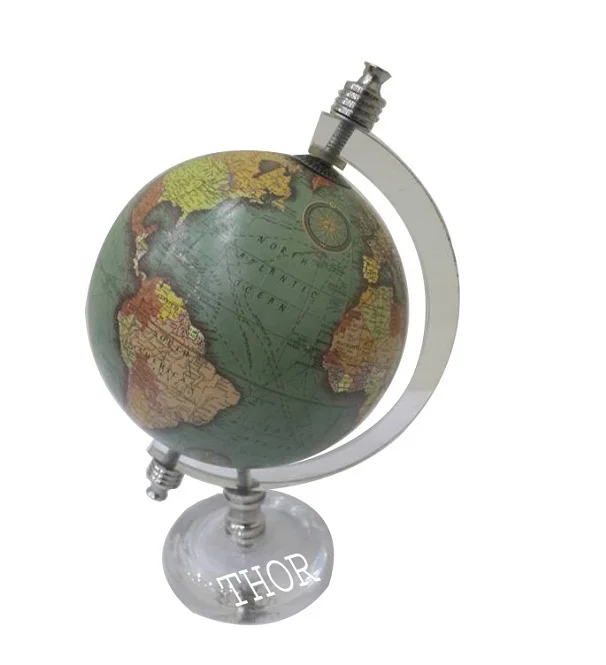 Modern World Map Globe Style Decorative World Beautiful Map Multi Color ...