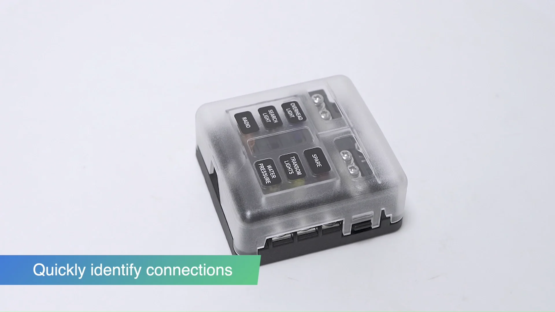 Mictuning Led Illuminated Automotive 6-circuit Blade Fuse Holder Box ...