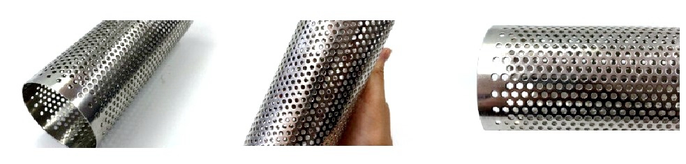 304 316 Stainless Steel Perforated Slotted Round Pipe Tube - Buy 304 ...