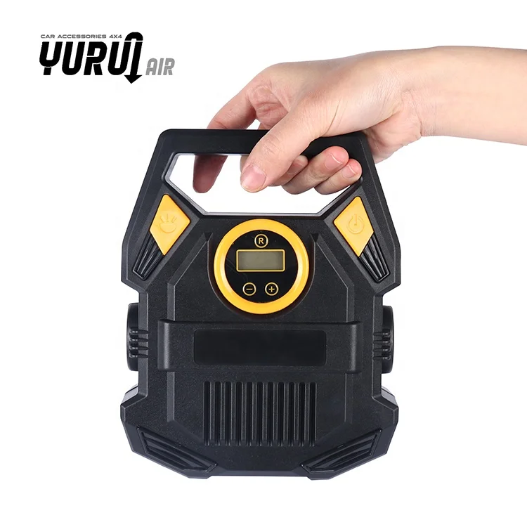 Portable Dc 12 Volt Air Compressor Digital Display Car Tire Inflator ...