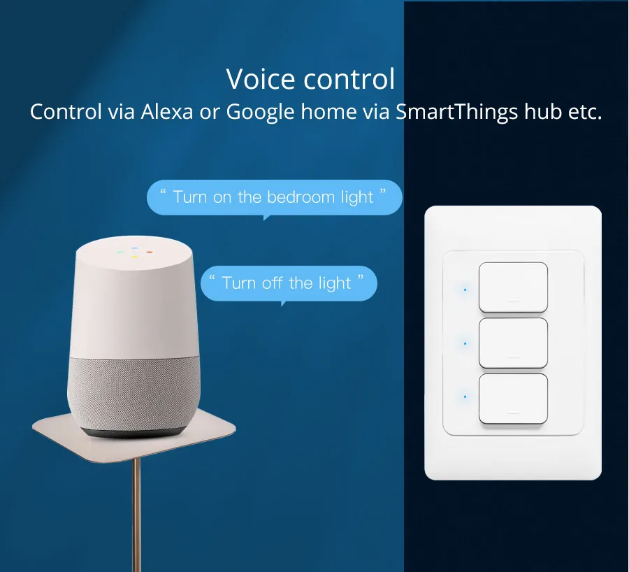Zemismart Zigbee 3.0 Push Light Switch Smartthings Homekit Control ...