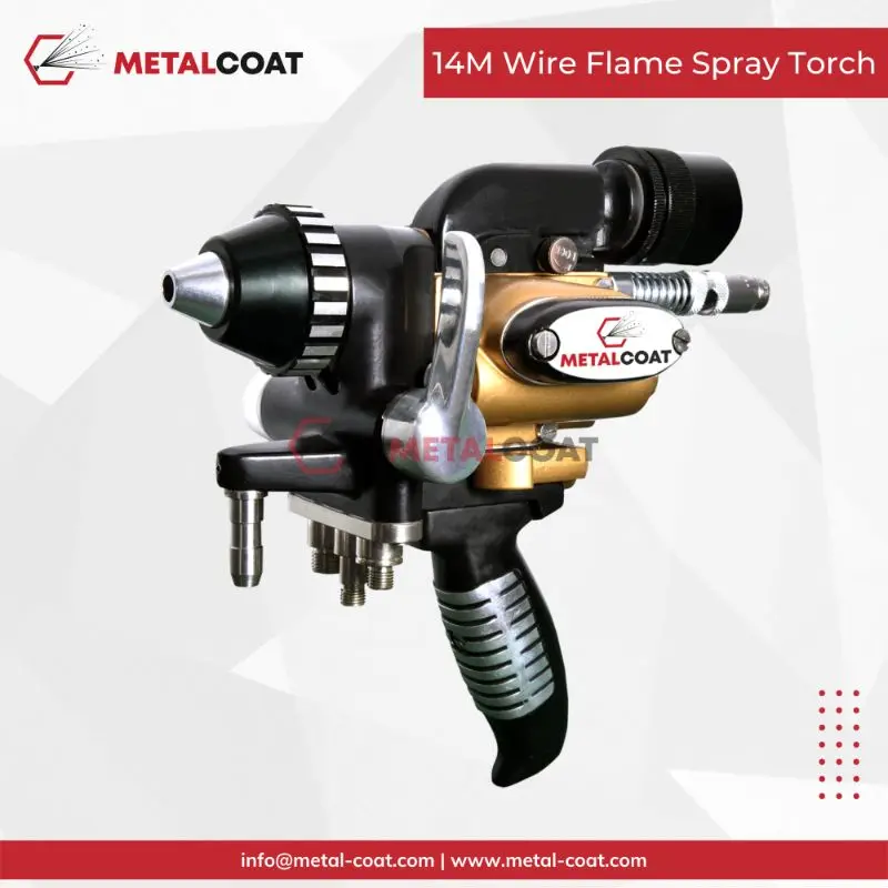 Wire Flame Spray Gun 14M - Manual Thermal Spray Coating Equipment with ...