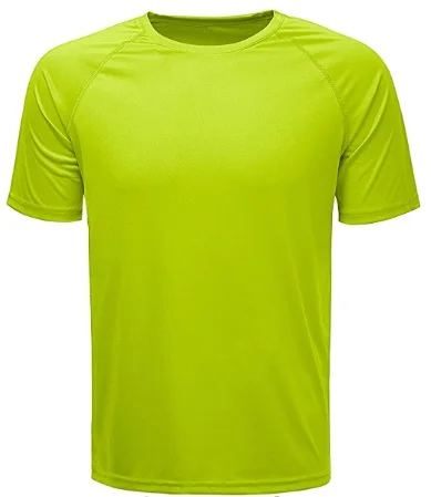 Men's Polyester Fit Custom Muscle Fitted Sports Gym T Shirt Wholesale ...