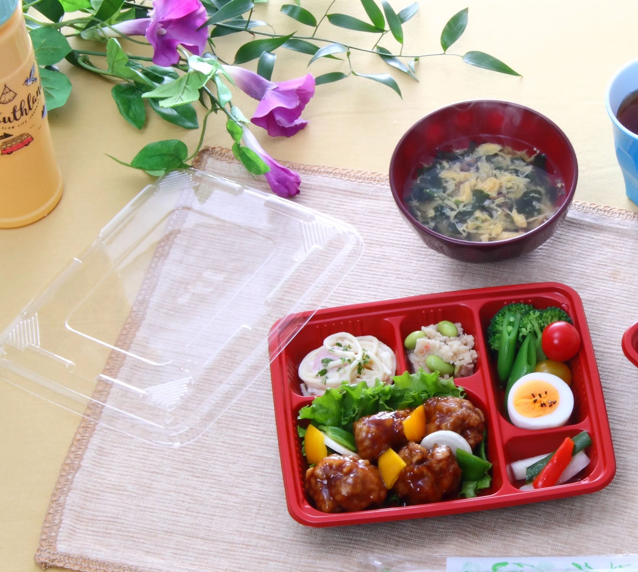 Japanese Disposable Bento Boxes - Microwave Safe & Freezable