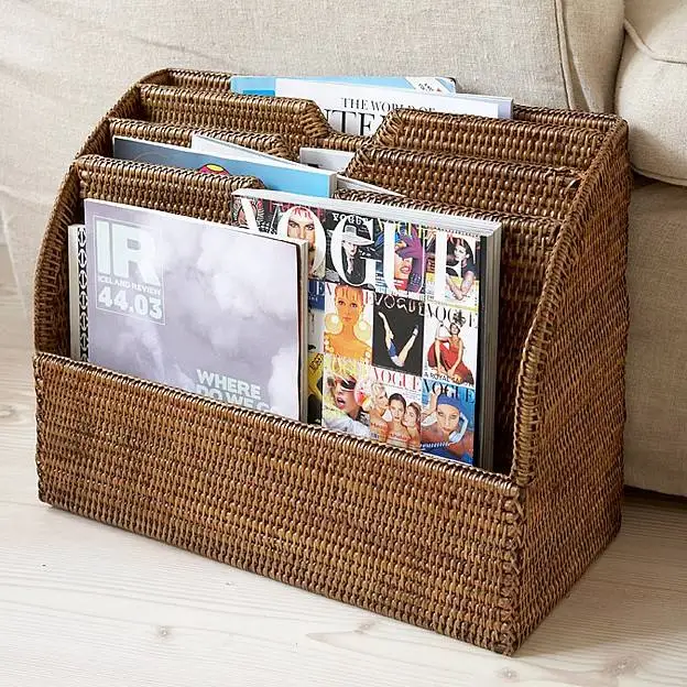 Rattan Letter Holder Office & Desk Storage Storage & Organization etna ...