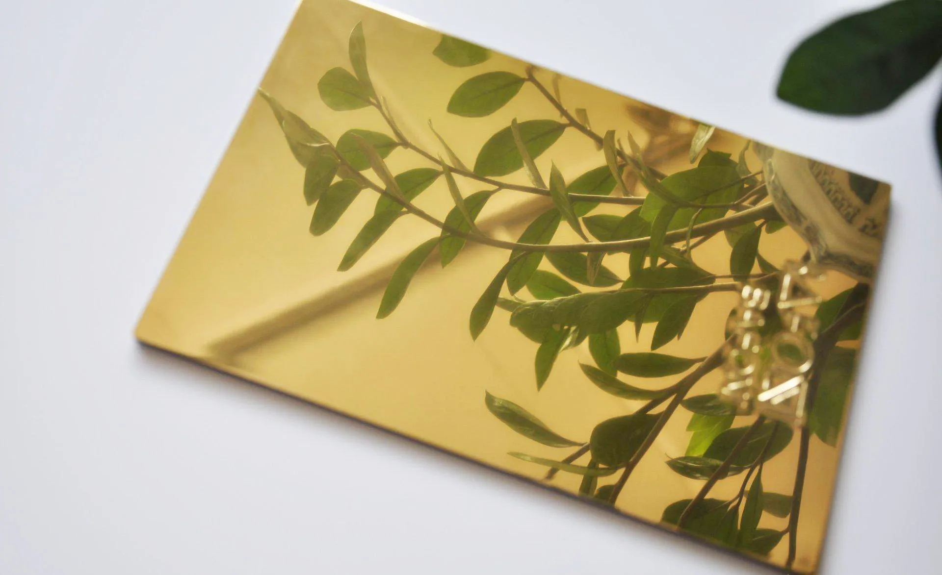 Alucobond Gold Mirror Aluminum Composite Panels for Advertising