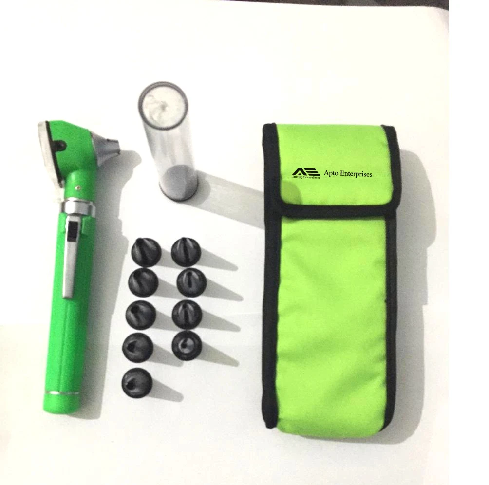 Plastic Body Fiber Optic Mini Otoscope With Led White Light For Ent And ...