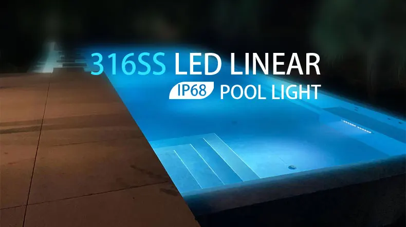 2024 New Arrival Underwater Linear Light Dc12v 9w Ip68 Waterproof ...