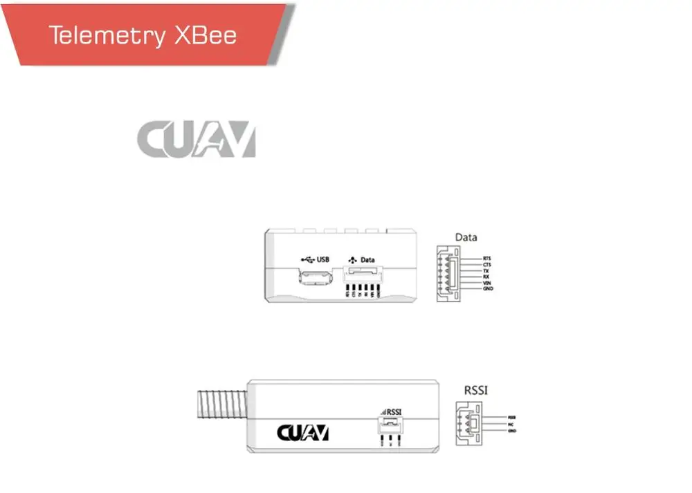 CUAV XBEE Radio Telemetry Module - 28 Mile Long Range