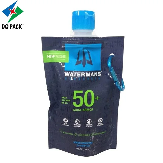 Drinking Water Plastic Bag With Nozzle,Reusable Mineral Water Stand Up ...