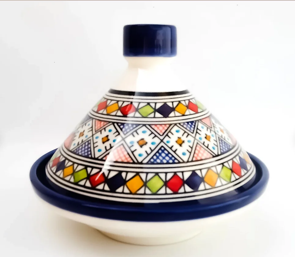 Moroccan Tagine - Handmade Ceramic for Cooking & Decor