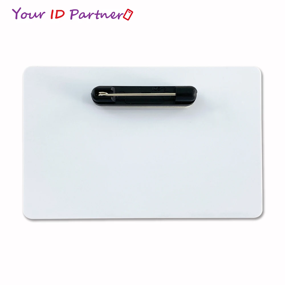 Adhesive Plastic Safety Pin Name Tag Manufacture - A901