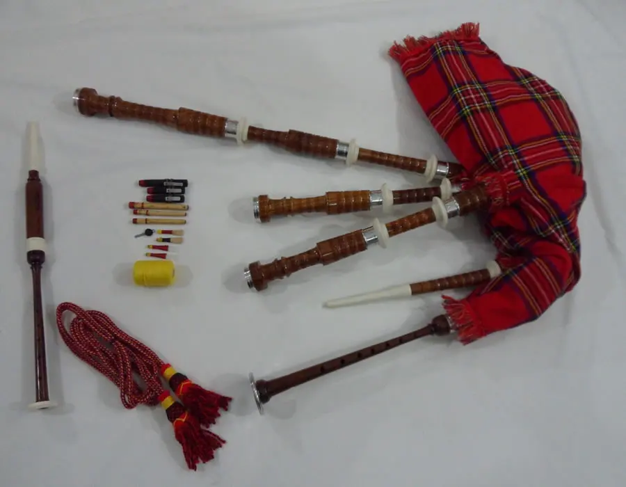 Scottish Great Set of Full Size Rosewood Bagpipe - Customized