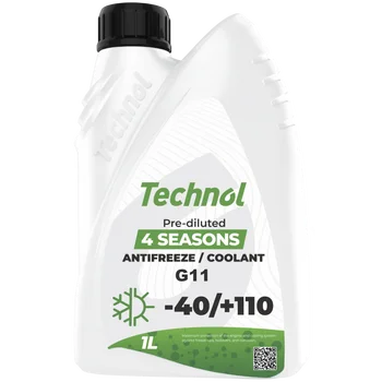 Technol 4 Seasons Antifreeze / Coolant Green G11 - 1l - Buy Antifreeze ...