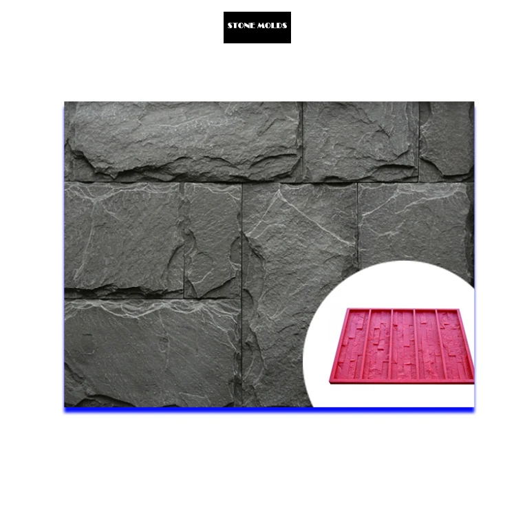 Durable Silicone Rubber Stone Veneer Wall Decorative Mold from Czech ...