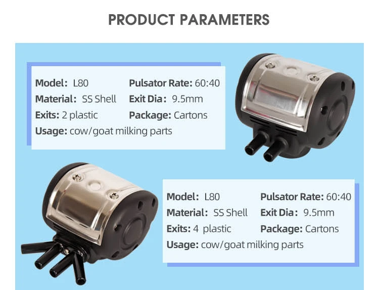 Boumatic Electric Milk Pulsator with Blue Color - 1 Year Warranty