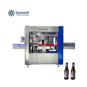 Automatic Wine Beer Bottle Labeller Sticker Labeling Machine ...