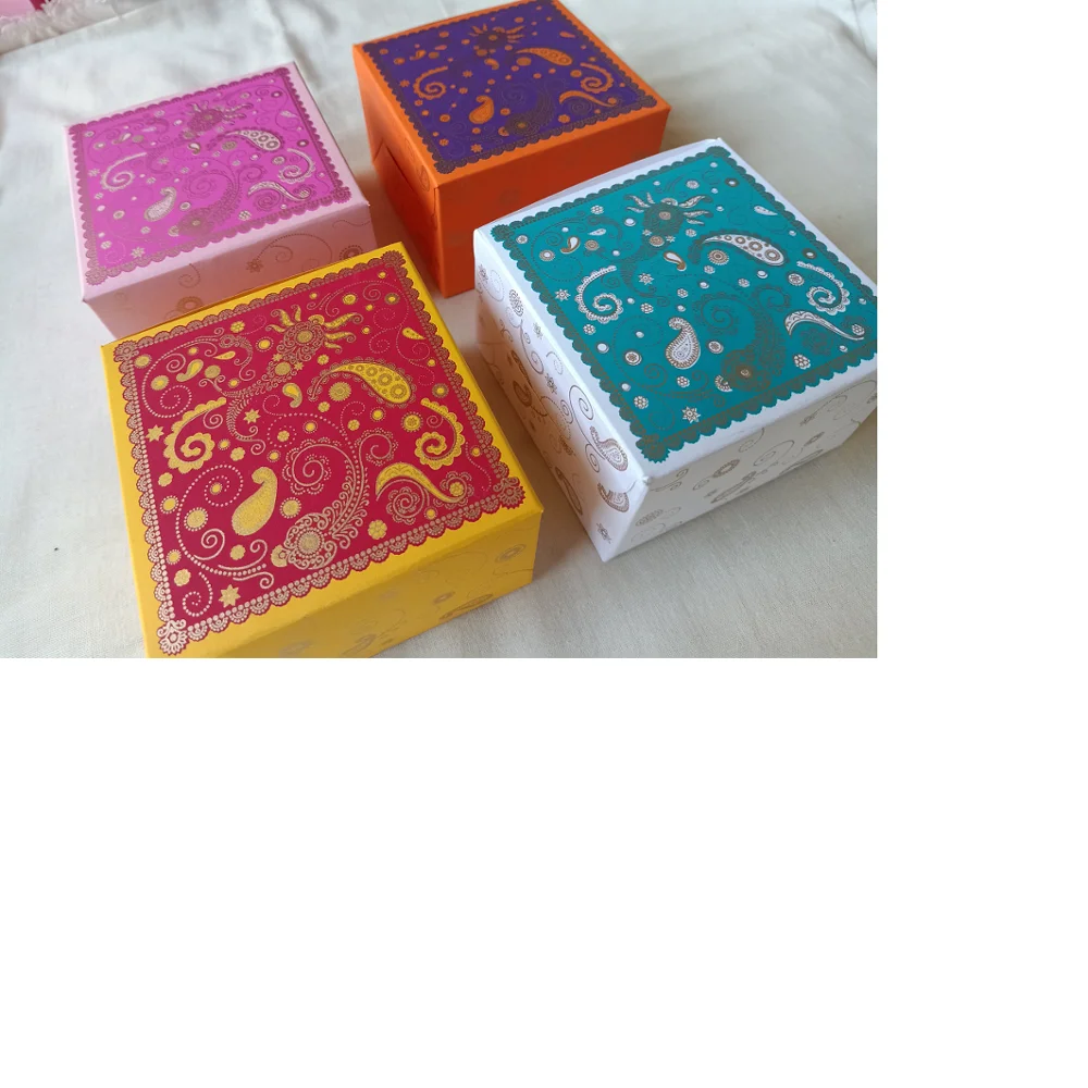 Indian Sweets Box Printing Design