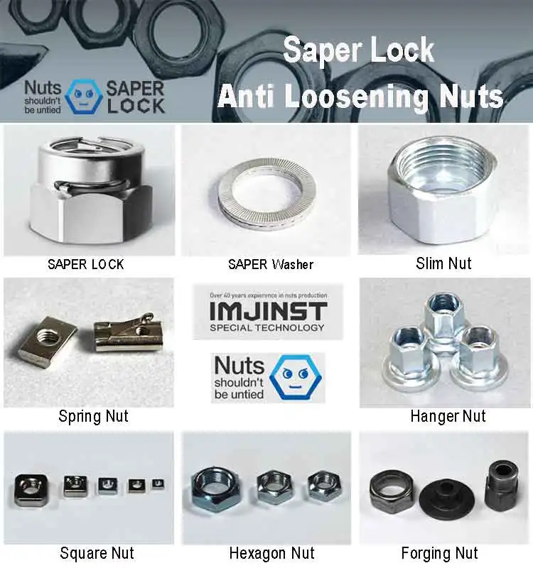 Korea Imjinst High Quality Forging Nuts Saper Carbon Steel & Stainless ...