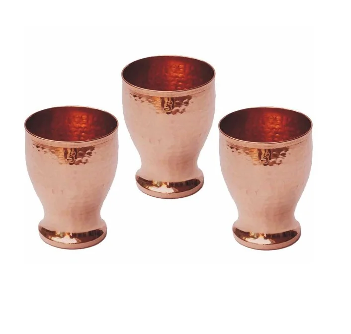 Latest Design Copper Glass Set Of 4 Pure Copper Glasses Premium Quality ...