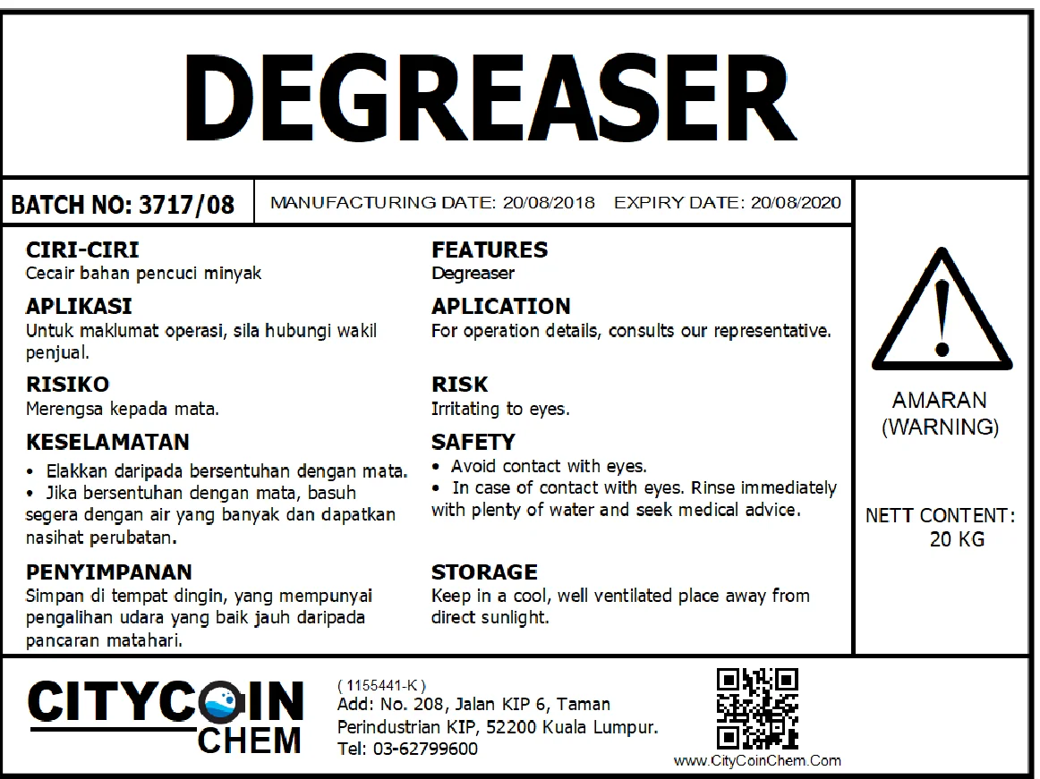 High Effective Grease Removal Alkaline Degreaser Liquid Cleaner ...