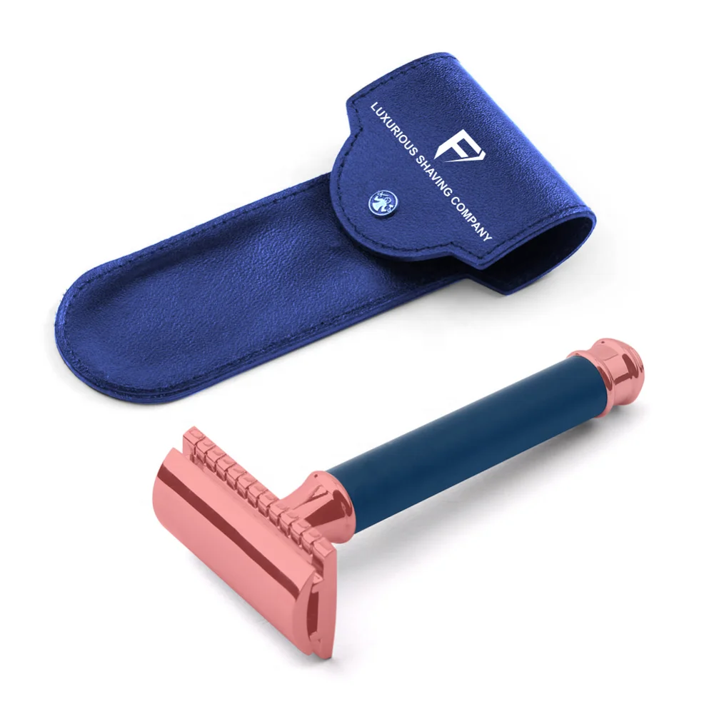 Platinum Double Edge Safety Razor Luxury Safety Razors Powder Coated ...