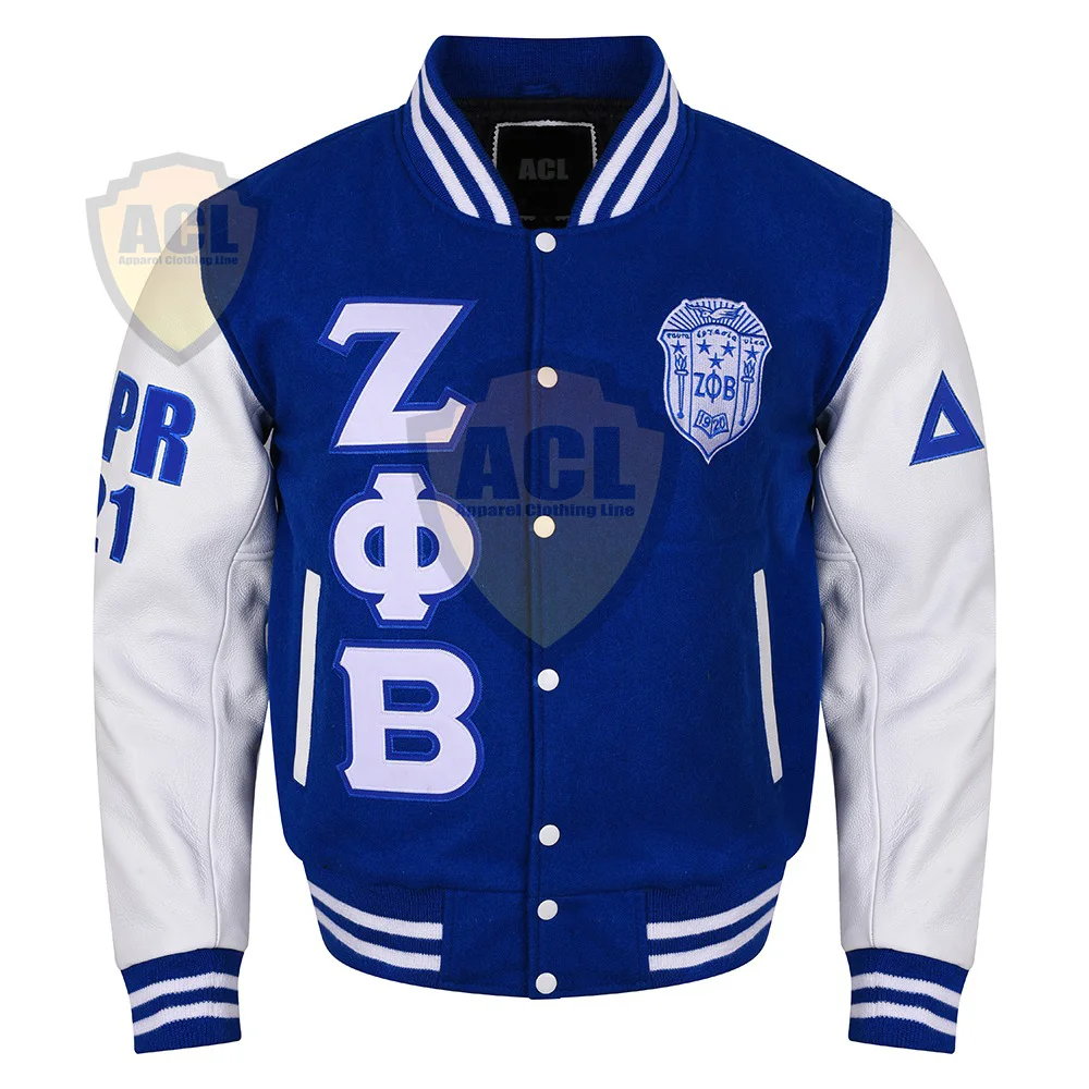 Shop Custom Zeta Phi Beta Varsity Jackets - Wholesale Price