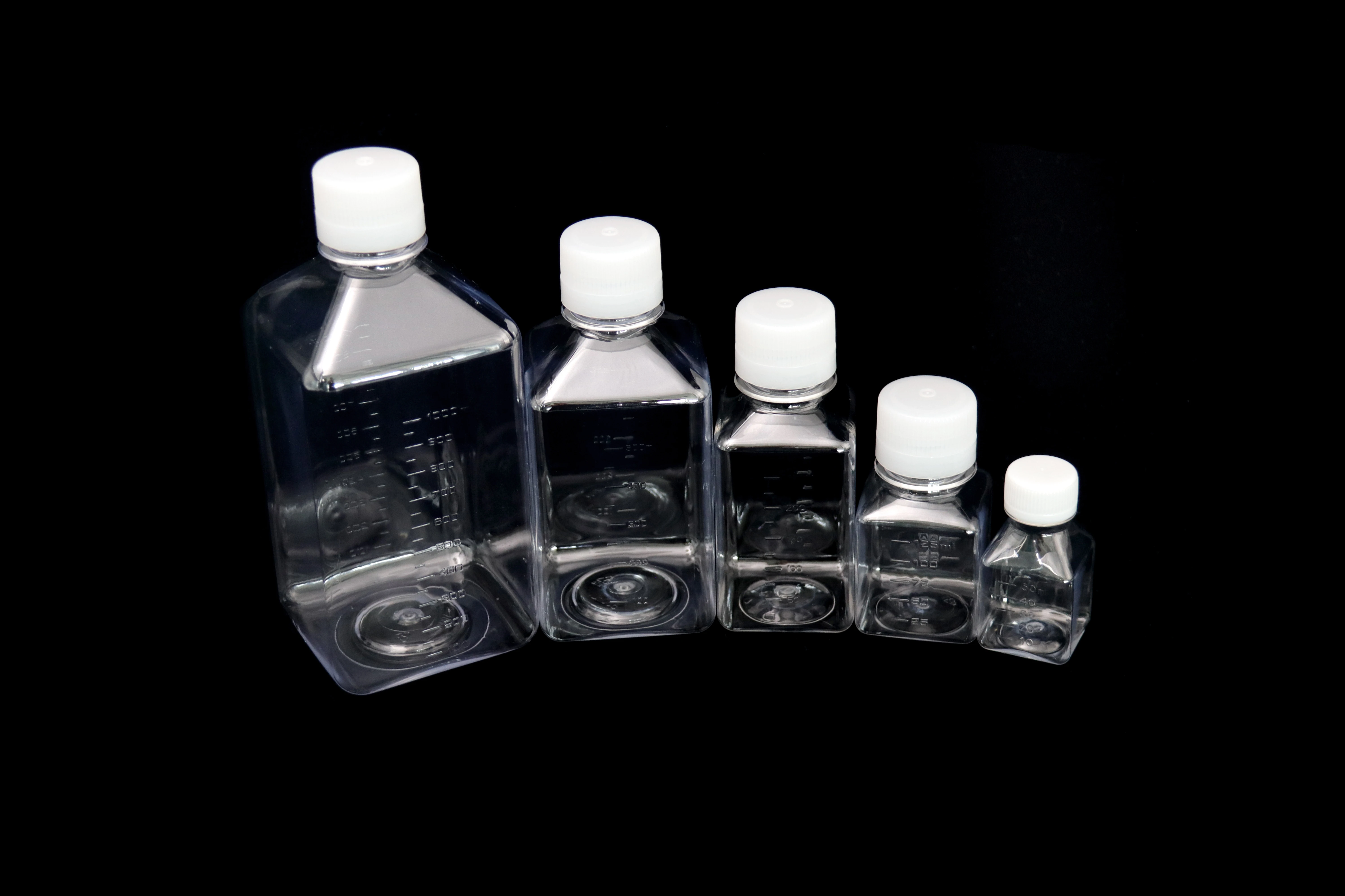 125ml Laboratory Reagent Bottles - Sterile PETG PET Plastic