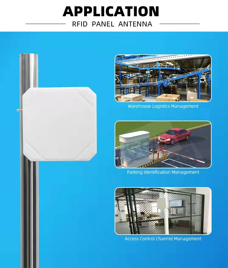Uhf Remote Identification Rfid Reader Panel Antenna For Access Control ...
