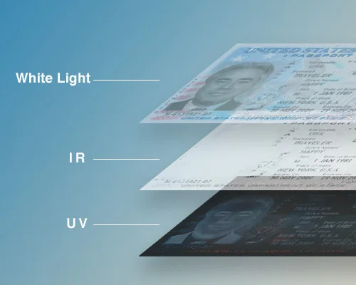 Plustek X-Cube Industrial Card Reader for Passport ID Card