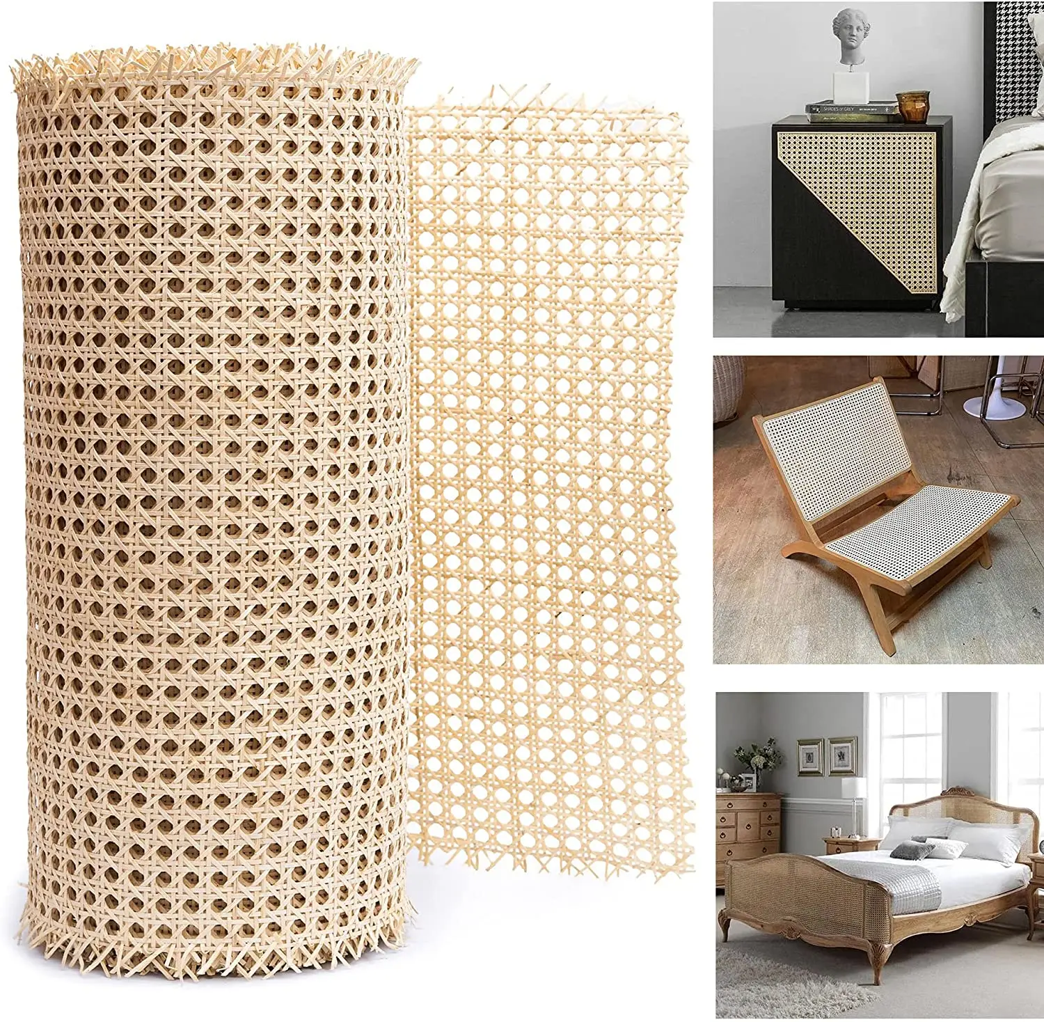 Vietnamese Rattan Cane Webbing Roll / Natural Rattan Cane Webbing Roll ...