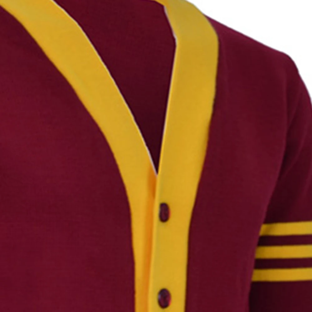 Custom Vintage College Letterman Cardigan Knitted Sweater