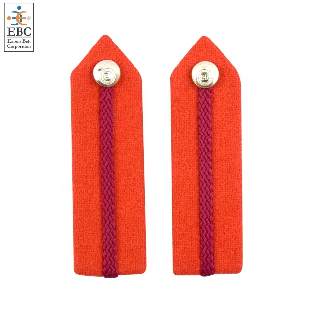 Oem Uniform Gorgets Collar Patch 4 Oak Leaf Silver Embroidery Or Dark ...