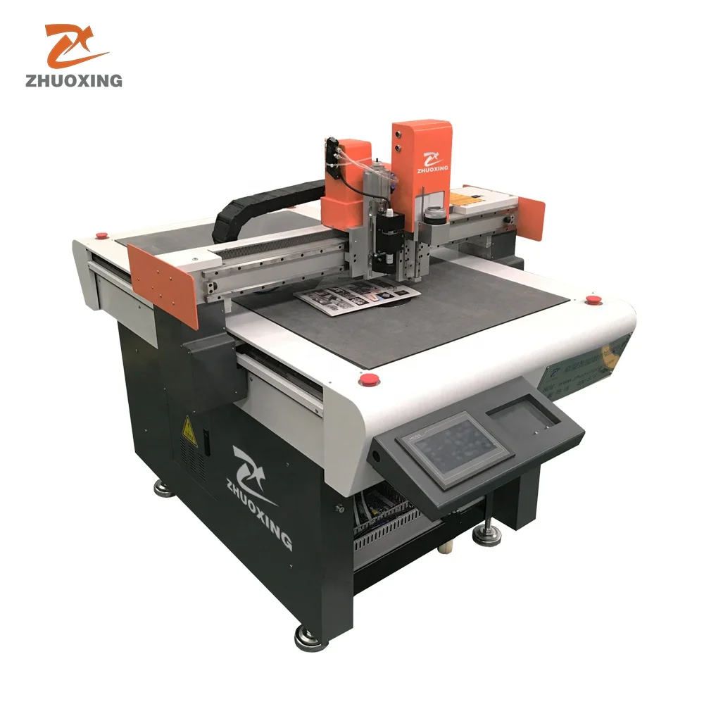 Automatic CNC Cutter Plotter Flat Bed Corrugated Cardboard Carton Box ...