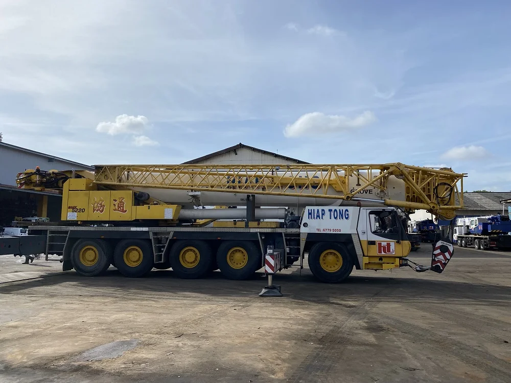 德国出口格罗夫gmk6220l二手工程车辆重型柴油涡轮增压发动机移动式起重机 - Buy 工程车辆移动式起重机柴油涡轮增压发动机大容量高功率 ...