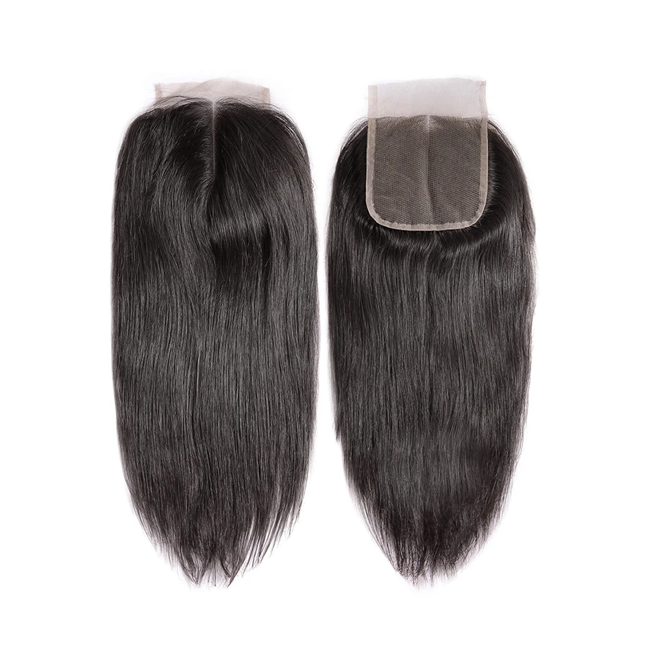 Hd Transparent Thin Skin Swiss 4x4 Hand-tied Closures,Brazilian Virgin ...