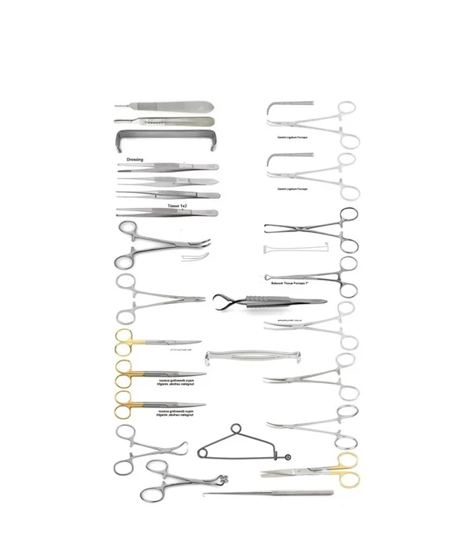 Thyroid Surgical Instruments Set - German Stainless Steel