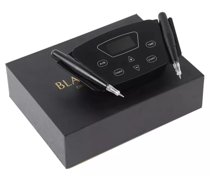 OEM Permanent Makeup Machine Kit - Black Pearl Tattoo Machine