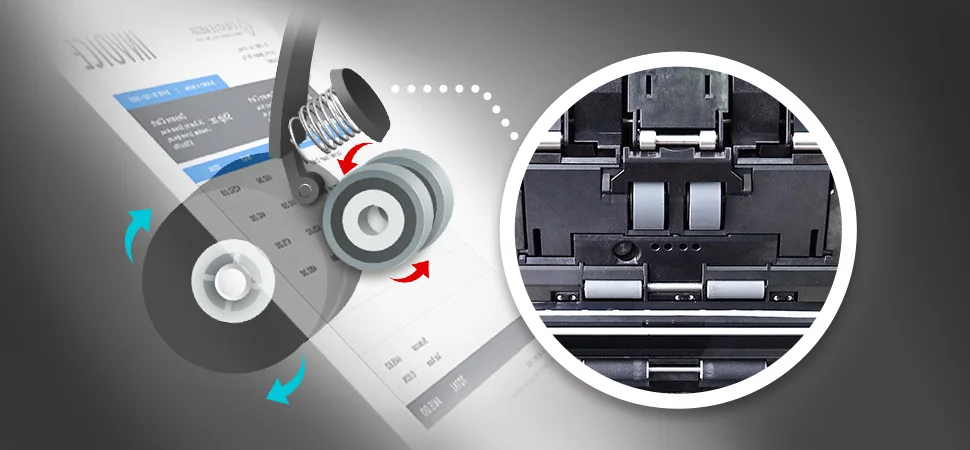 Plustek PT2160 High-Speed Duplex Scanner - 60ppm Color Scan