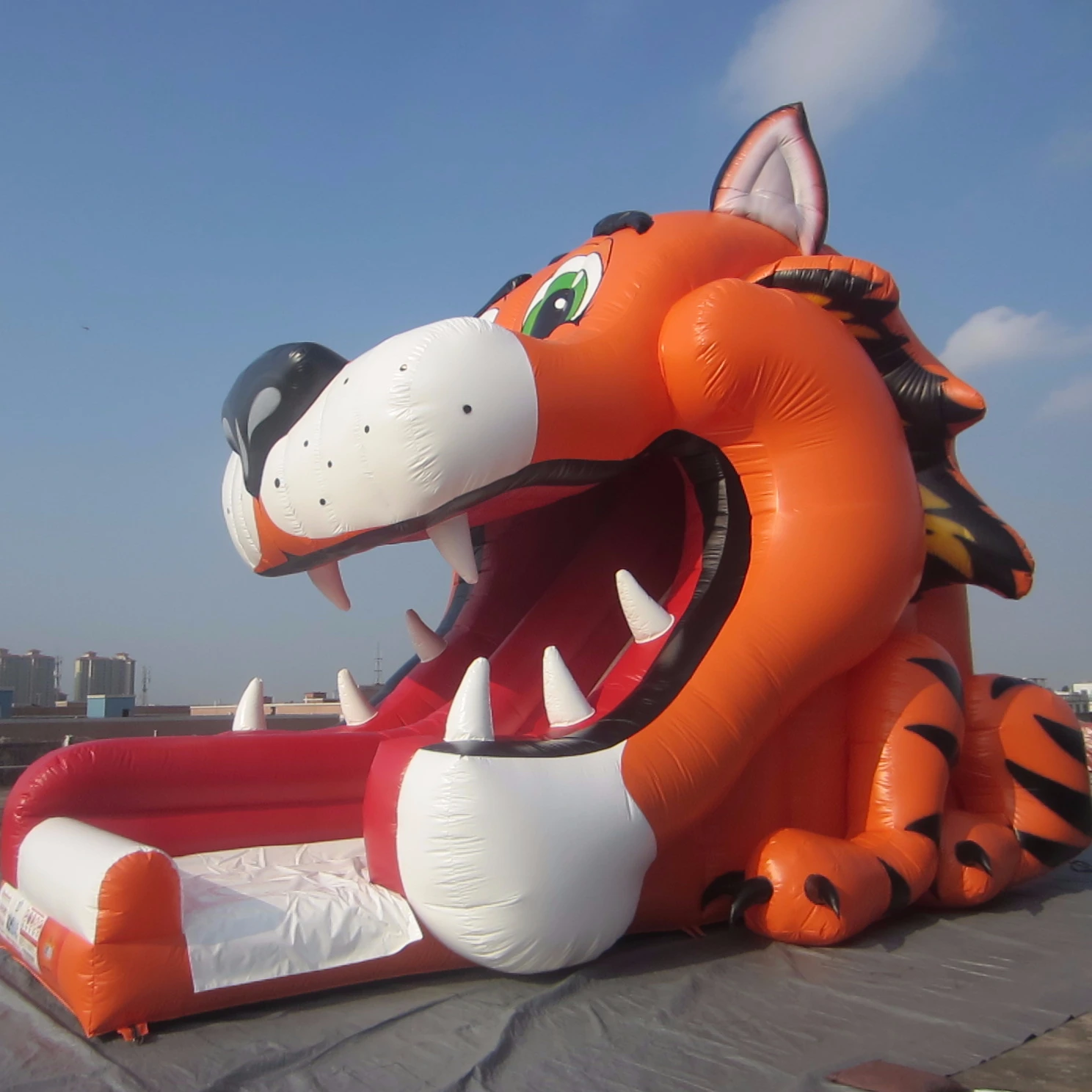 Tiger Slide Inflatable Slide Indoor Or Outdoor Inflatable Slide - Buy ...