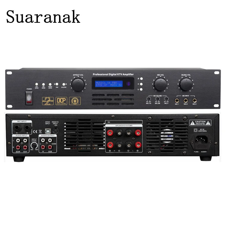 AT8250 Professional Amplifier - 250 Watts 2 Channel Audio