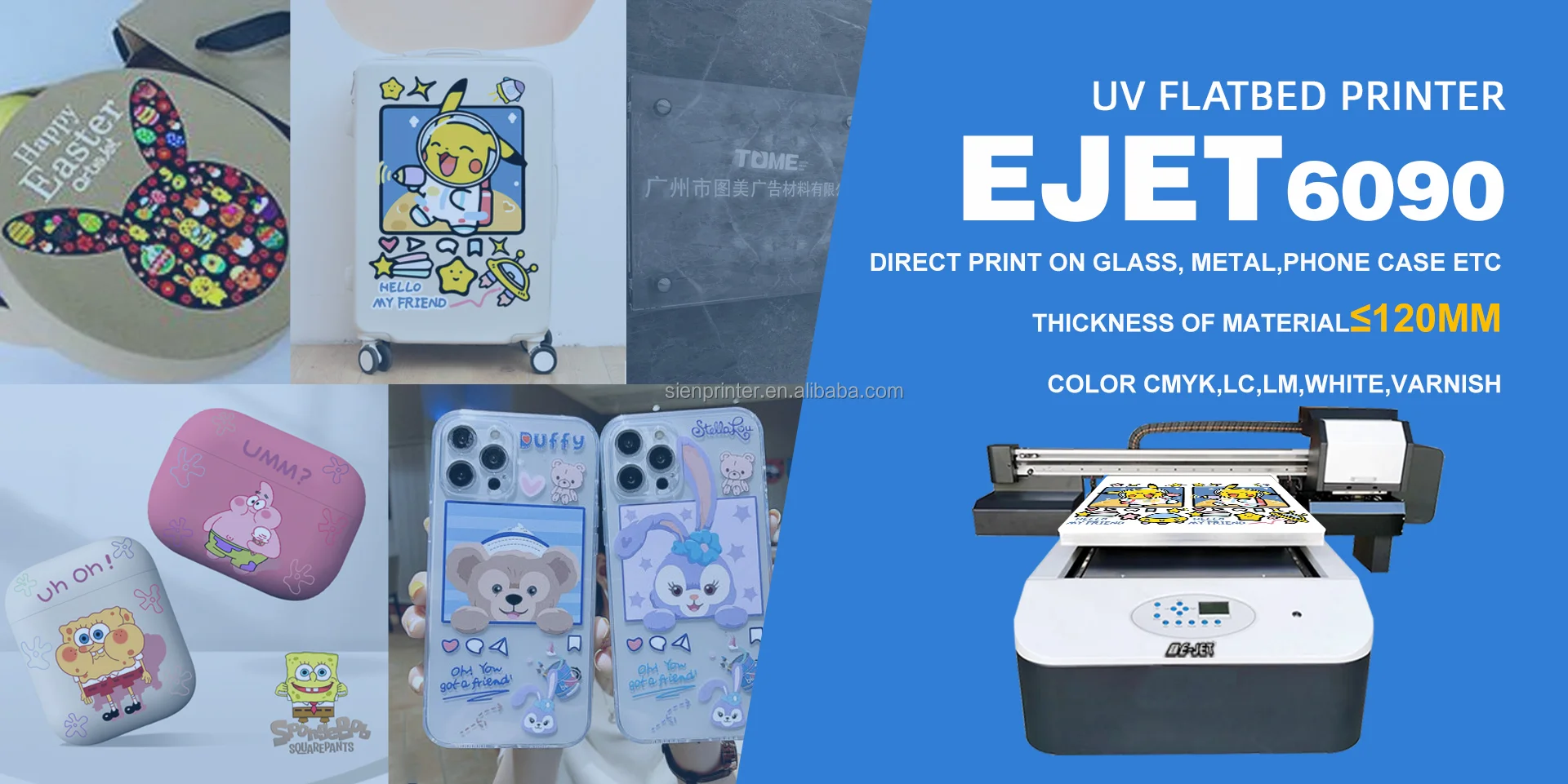 6090 UV Machine A1 Indoor Outdoor Uv Printer 2 Pcs XP600