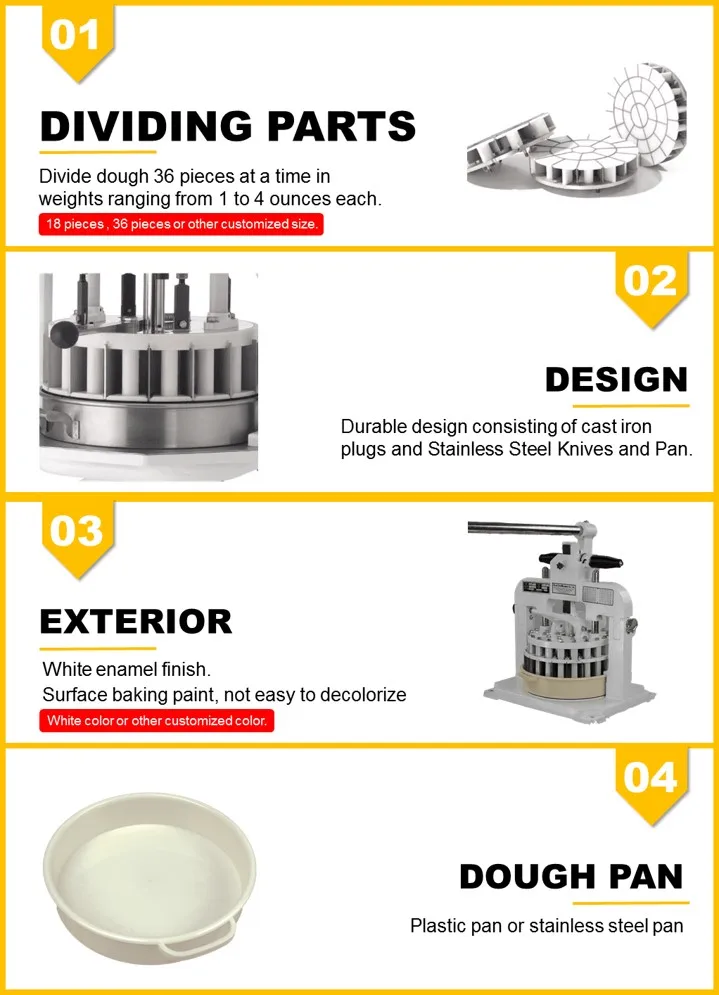 Bakery Machines Manual Dough Divider - Efficient & Durable