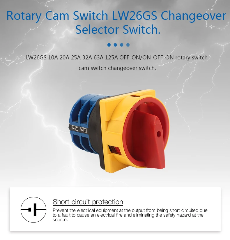 Lw-26gs Rotary Switch Three-position Four-position 12v 20a Rotary ...