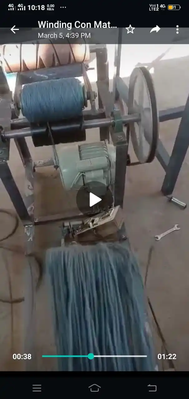 Spool Winding Machine Yarn Winding Matchin Hand To Yarn Cone Converter ...