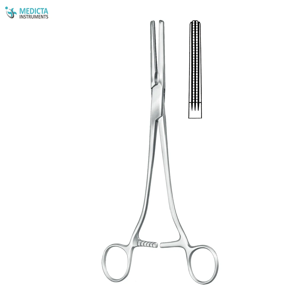 Parametrium Hysterectomy Clamps Straight 22cm - Gynecology Clamps ...
